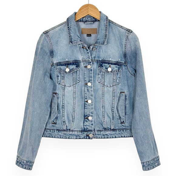 Blank NYC | Jackets & Coats | Blank Nyc Trucker Denim Jacket Distressed ...